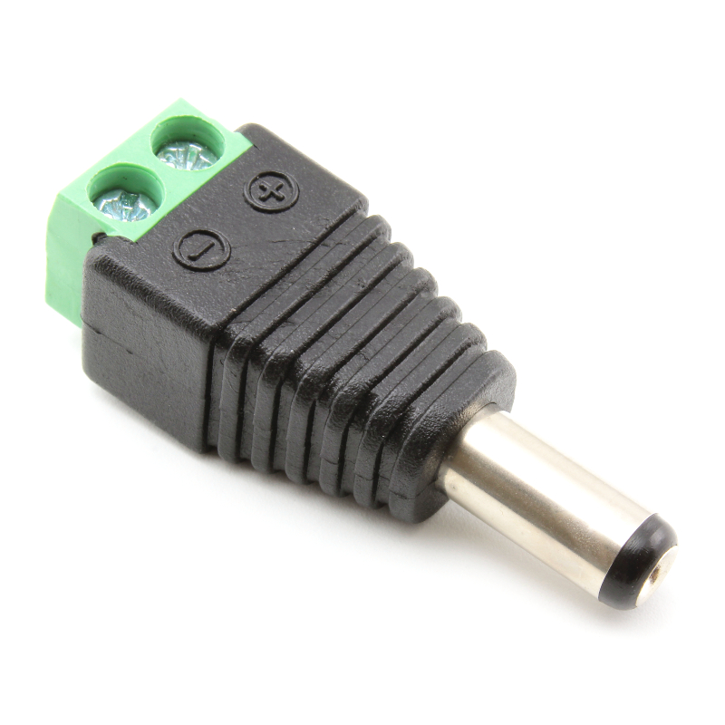 Screw Terminal Block To Male DC Power Adapter – 2.1mm Plug – Zoom ...